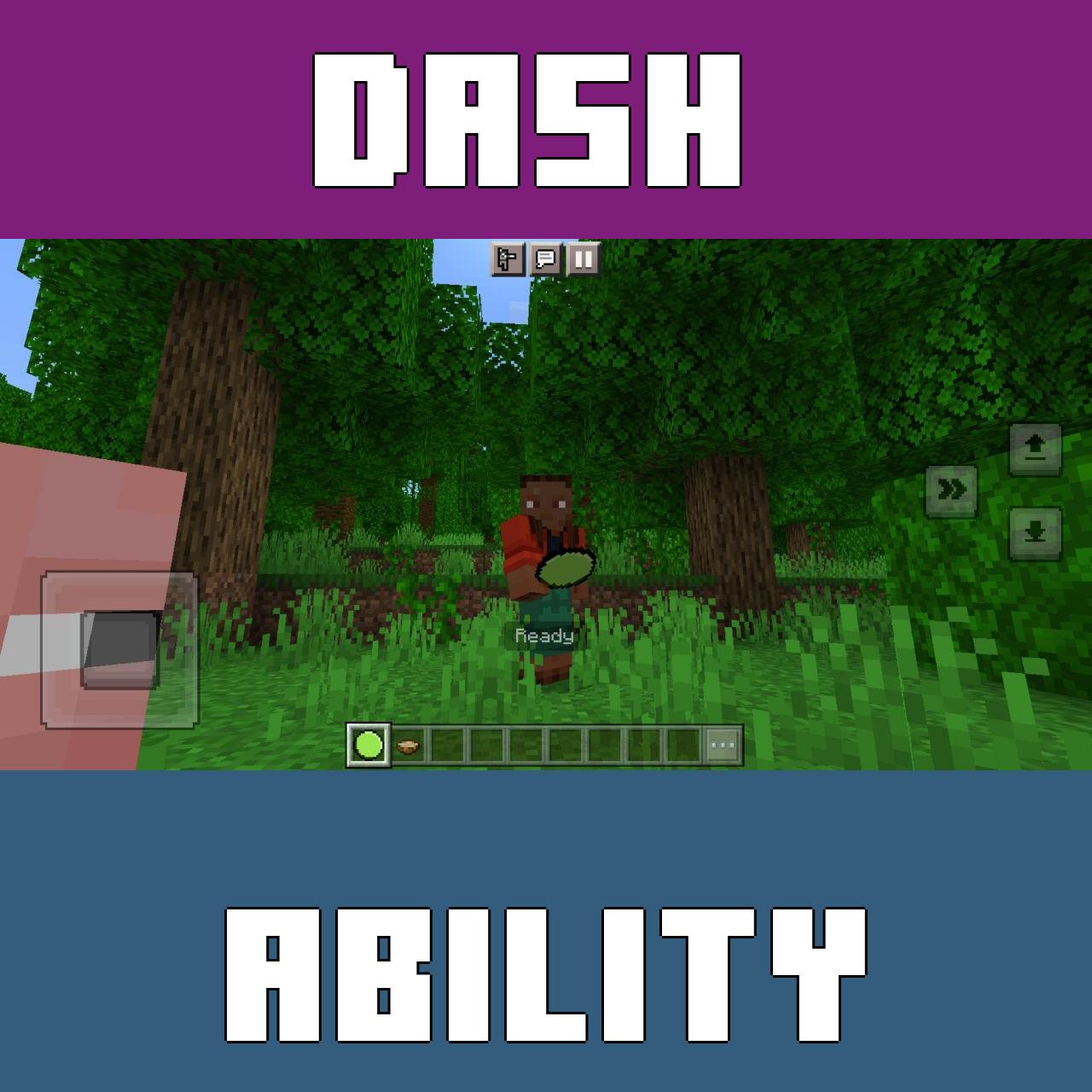 Download Dash Ability Mod Minecraft Bedrock – Dash Ability mod