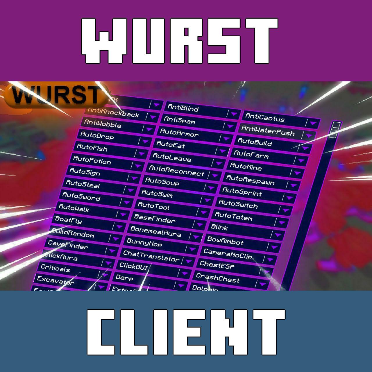 Download Wurst Client Mod Minecraft Java – Wurst Client Mod